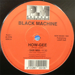 BLACK MACHINE(12) HOW GEE -DJ機材アナログレコード専門店OTAIRECORD