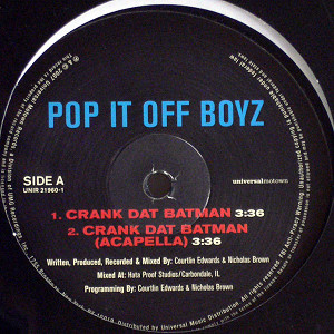 POP IT OFF BOYZ(12) CRANK DAT BATMAN -DJ機材アナログレコード専門店OTAIRECORD